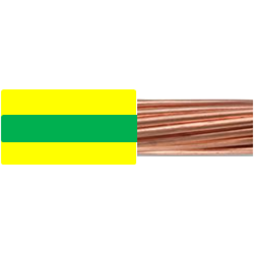 0.6/1kV 1C x 240mm2 Stranded Cu PVC Green/Yellow